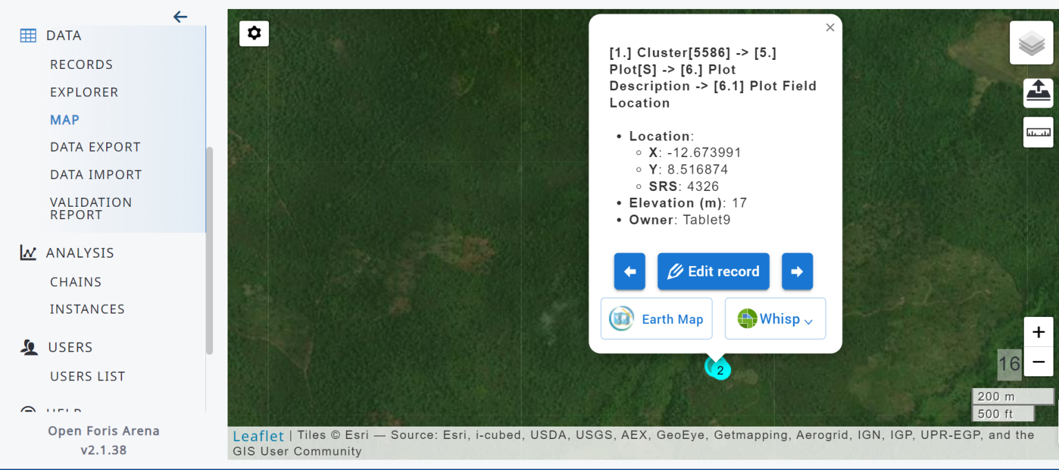 Arena – Open Foris